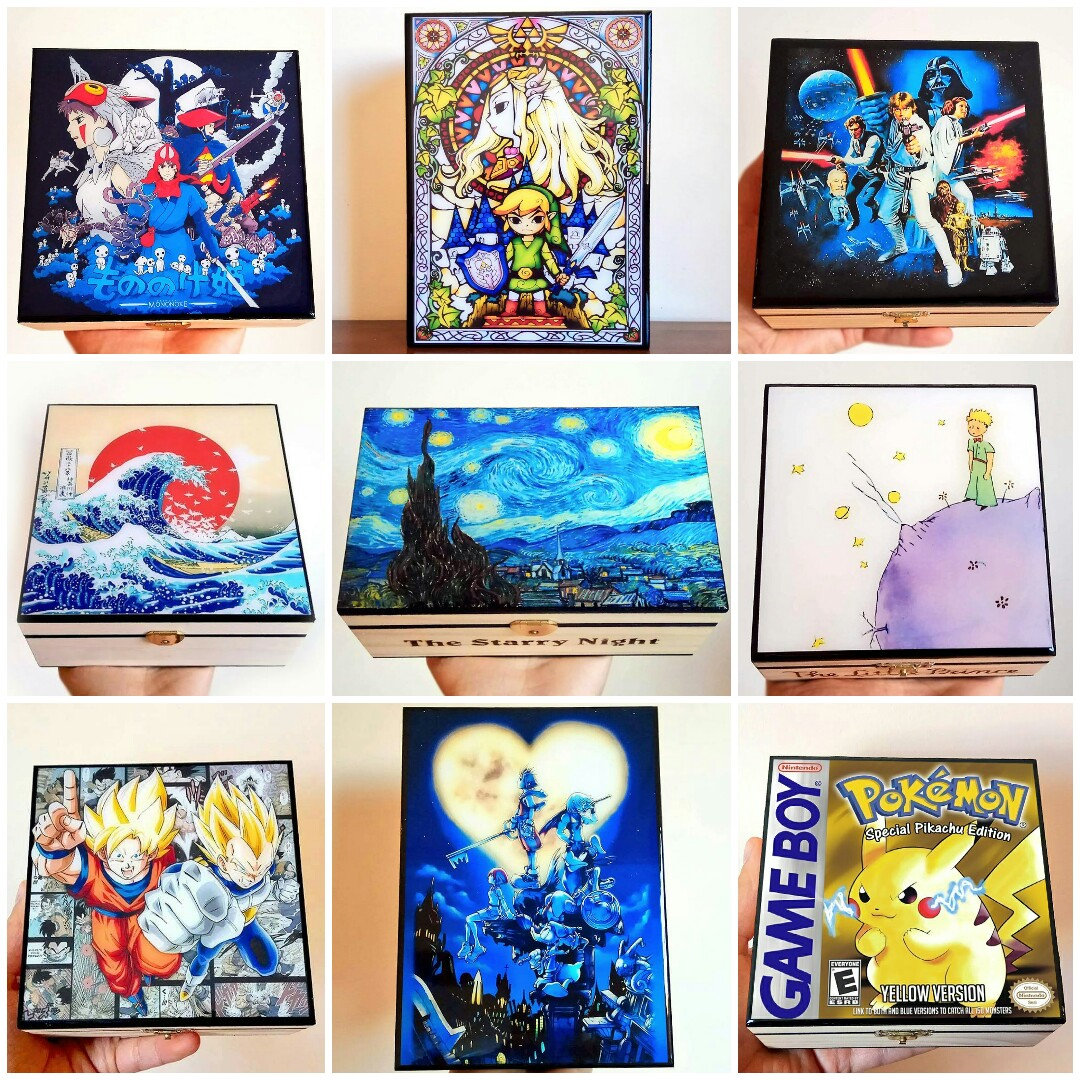 Custom Wooden Boxes Made With Your Favorite Images/ideas | Etsy