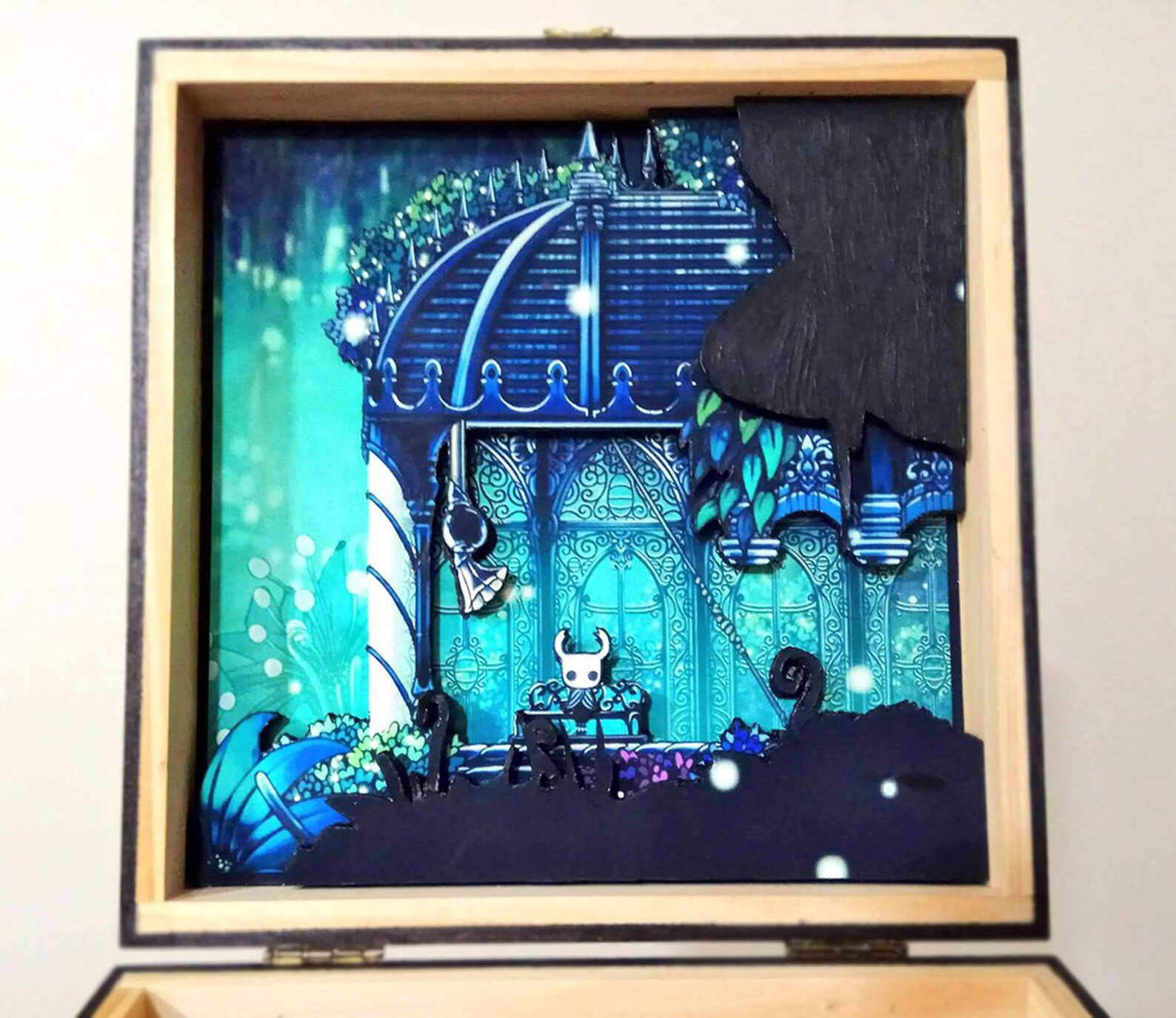 Hollow Knight Wood and Crystal Resin Box Customizable With - Etsy
