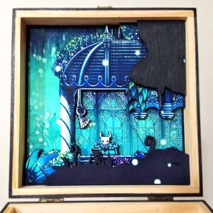 Hollow Knight Wood and Crystal Resin Box Customizable With - Etsy