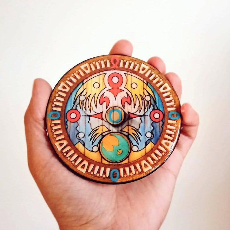 Zelda Majora's Mask Coasters Clock Tower Wood and - Etsy