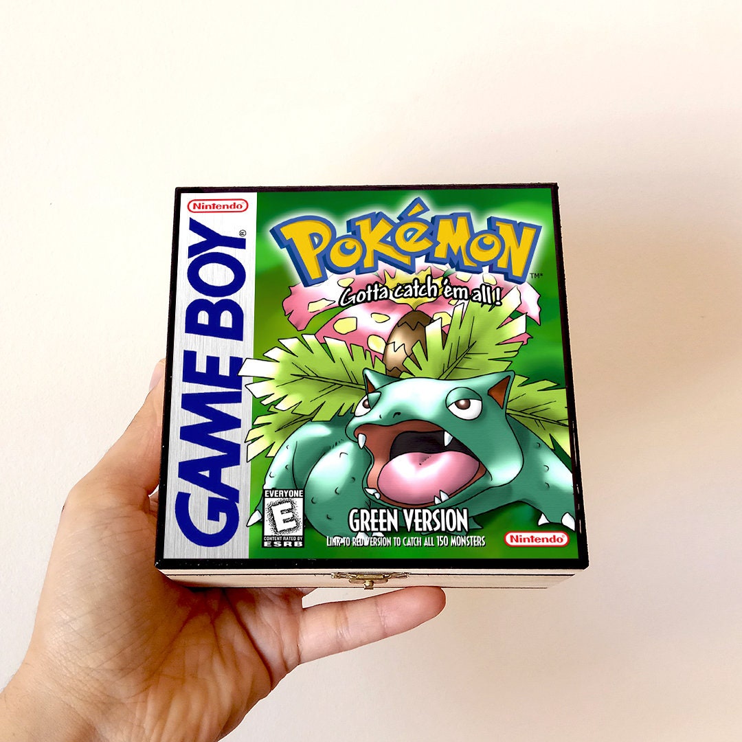 POKEMON Green Version Wood and Crystal Resin Box Customizable - Etsy UK