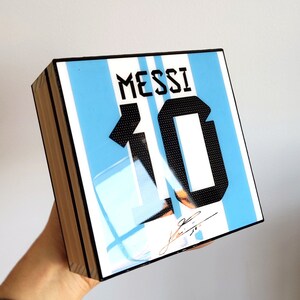 Messi Wood and Crystal Resin Box, Custom Orders - Etsy