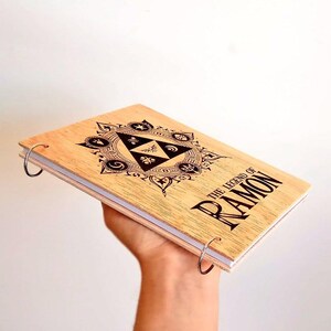 Zelda Wooden Notebook, Personalizable With Name. the Legend of Zelda ...
