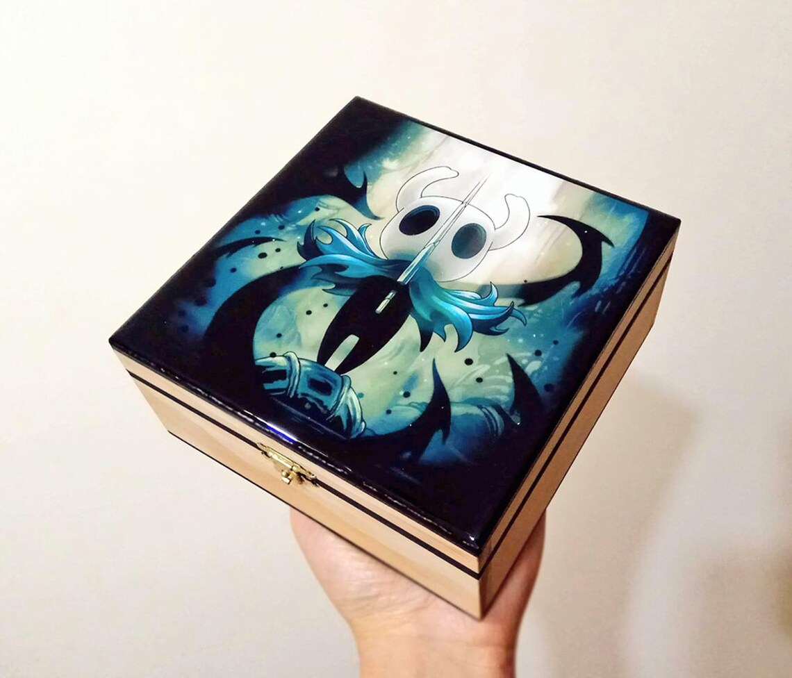 Hollow Knight Wood and Crystal Resin Box Customizable With - Etsy