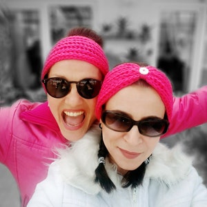 Magenta Headband Pattern, Beginner Knitting Pattern, Chunky Knitting ...