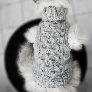 Matching Clothes for Cat and Owner, Gorgeous Pattern Sweater for Cat ...