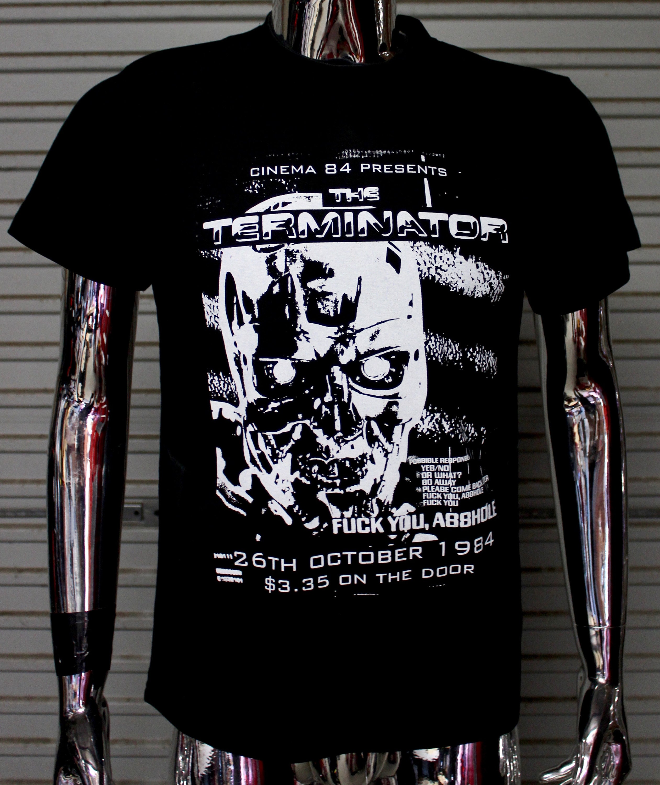 The Terminator DIY Punk Flyer T-shirt - Etsy