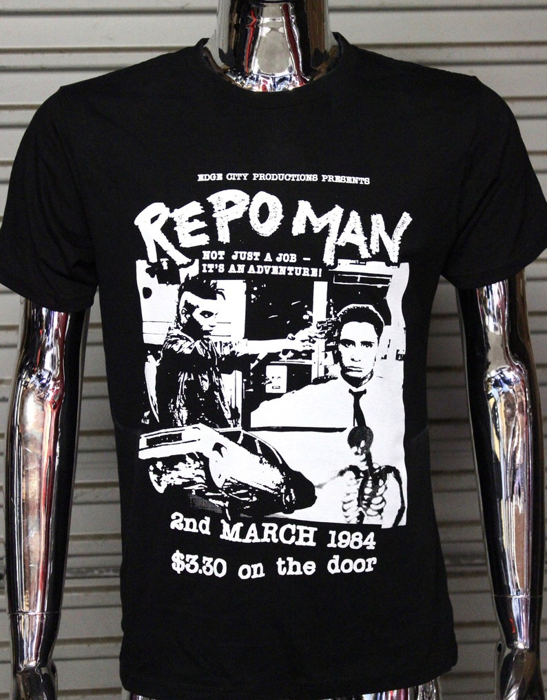 Repo Man DIY Punk Flyer T-shirt - Etsy Australia