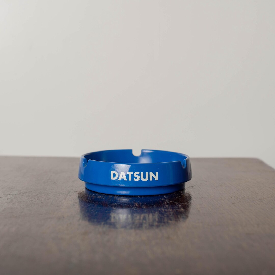 Vintage Blue Datsun Ashtray Unusual JDM Memorabilia - Etsy