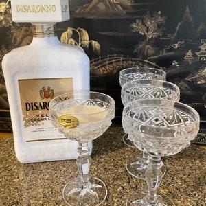 Vintage Midcentury 24% Lead Crystal Stemware/sherry/cordial/sherbet ...