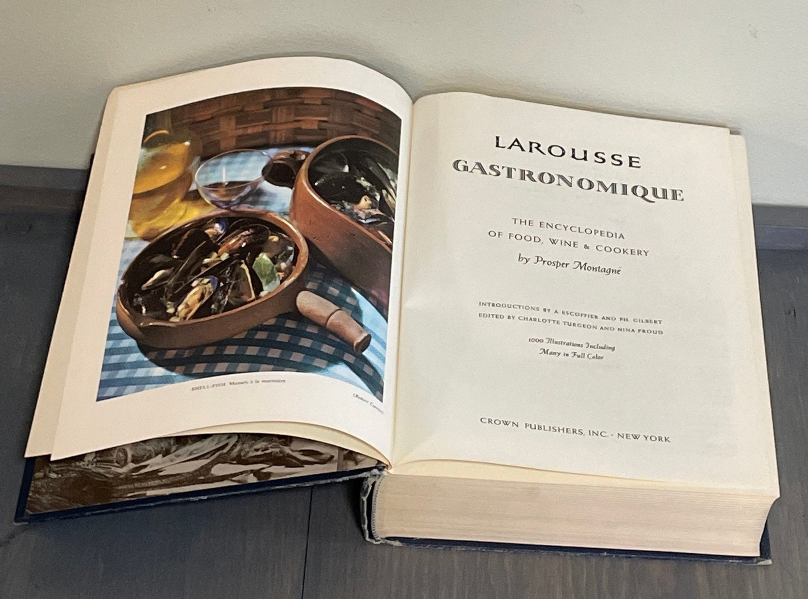 Vintage Larousse Gastronomique Cookbook/the Encyclopedia of - Etsy