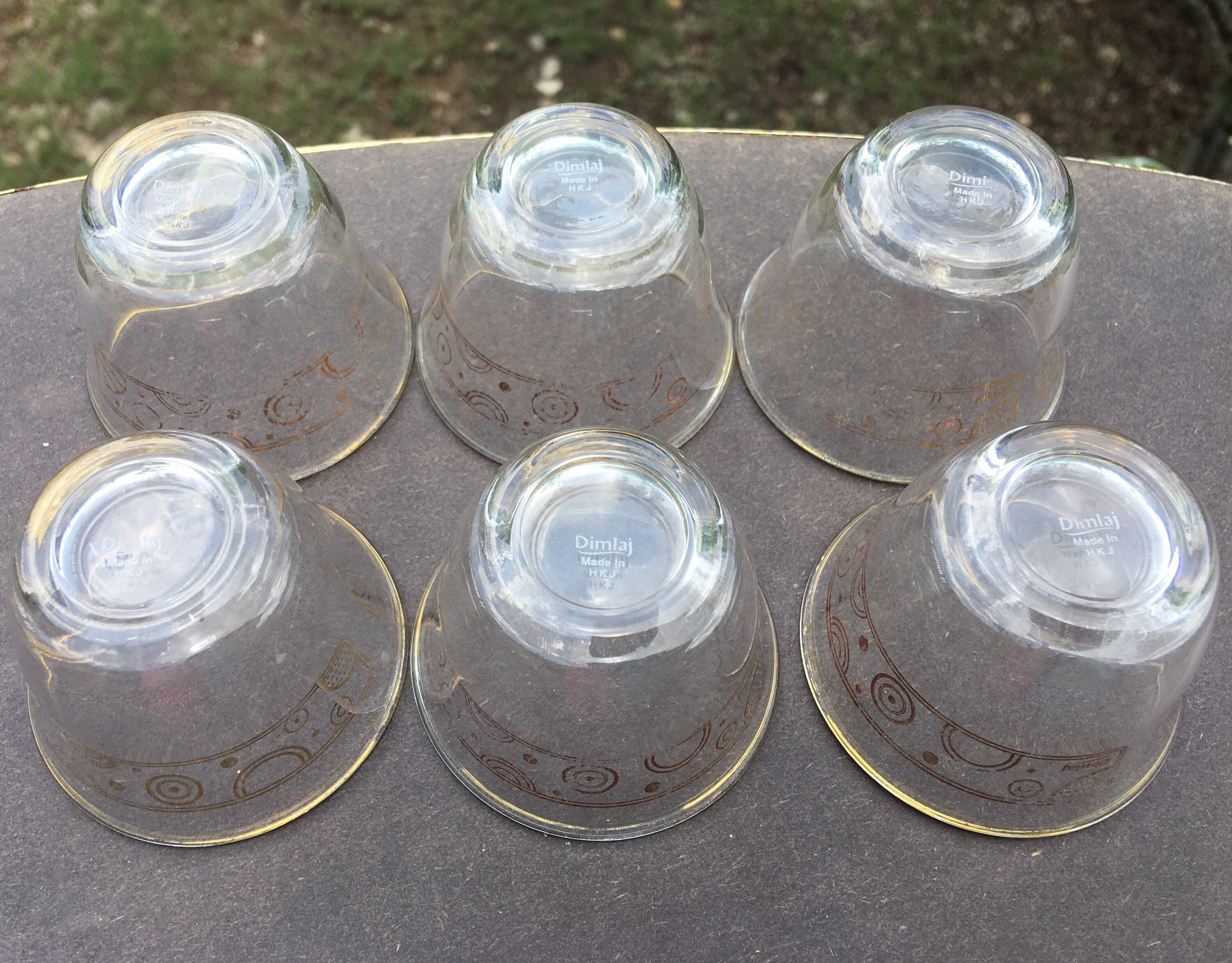 Vintage Hand Blown Glass QAWA Cups/arabic Coffee/shot Glass/sake Cup ...