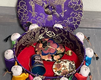 Chinese Silk Jewelry Box - Etsy