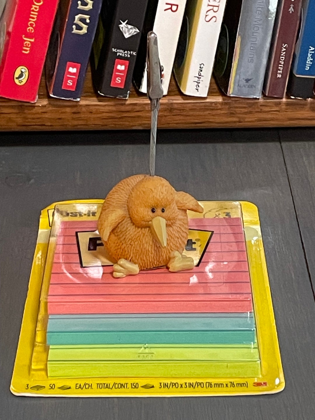 Petite Resin Kiwi Bird Post Note Holder/miniature Message Holder/bird ...