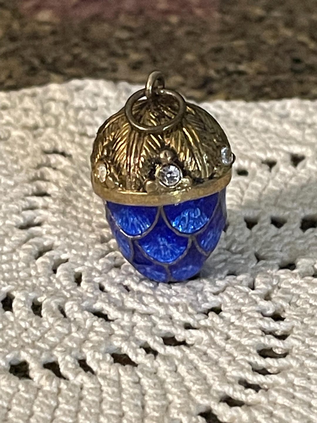 Antique Vintage Enameled Russian Egg Acorn Charm Pendant/1900’s - Etsy