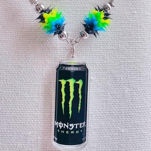 Emo Scene Necklace Mid Early 2000s Jewelry Cord Necklace Soda Charm - Etsy