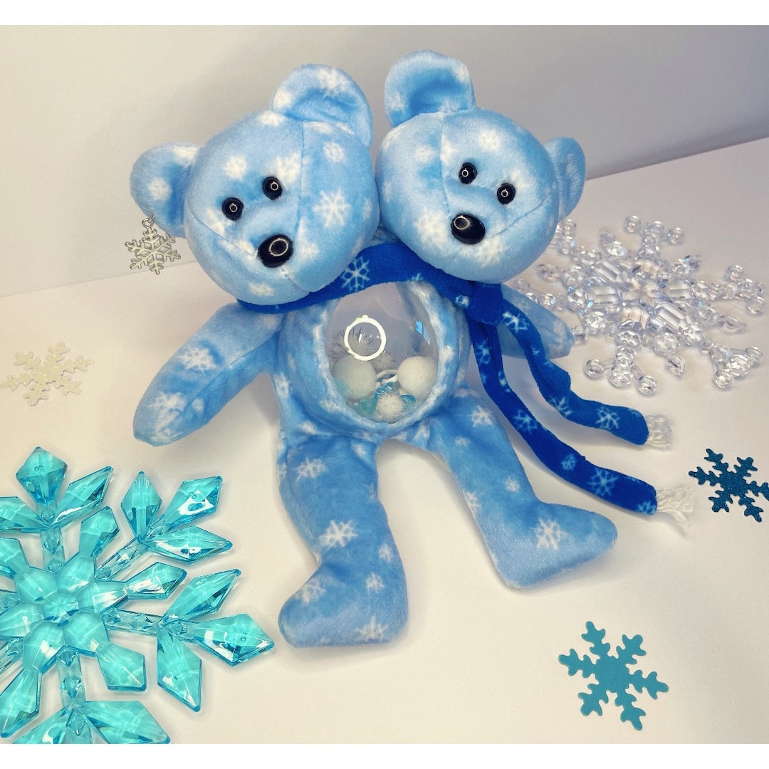 2 Headed Bear Vintage Snowglobe Artdoll - Etsy