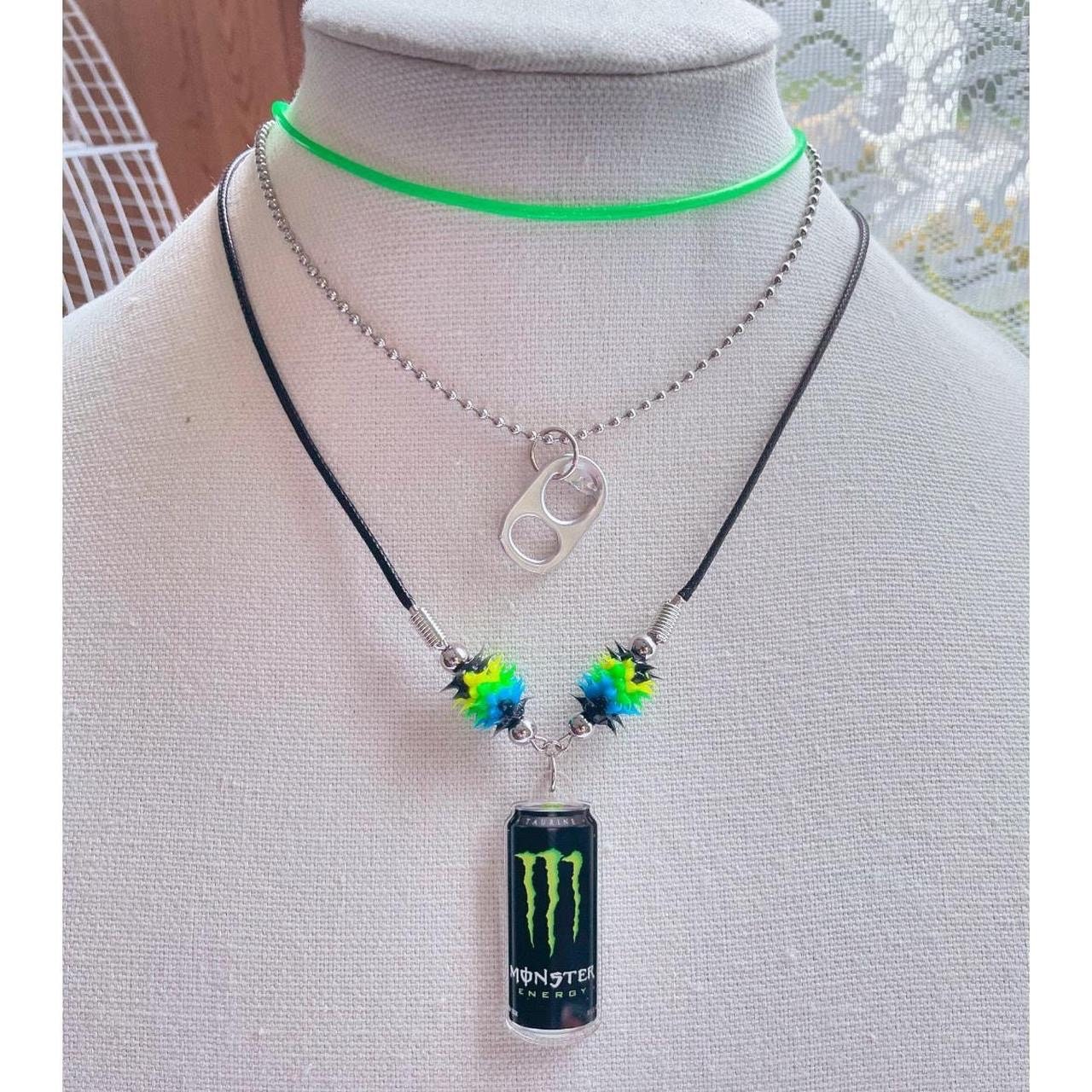 Emo Scene Necklace Mid Early 2000s Jewelry Cord Necklace Soda Charm - Etsy