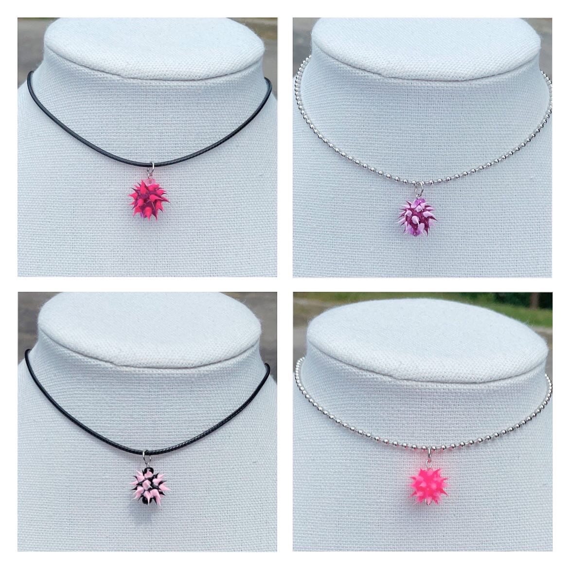 Y2k Necklace Jelly Spike Choker 90s Jewelry - Etsy
