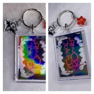 Restocked! Early 2000s Y2k Holographic Keychains Emo Charms Emily the ...