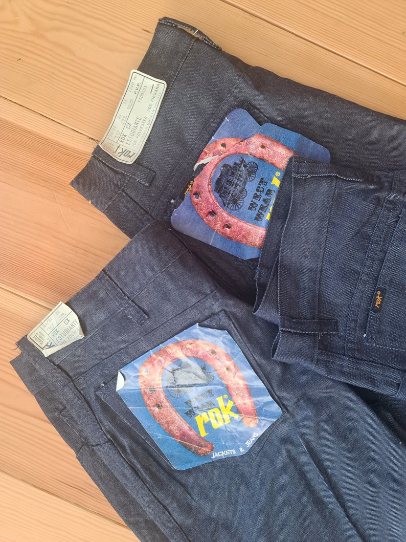 Rok 1960s Flares Flared Vintage 1970s Pants Deadstock New Old Stock - Etsy