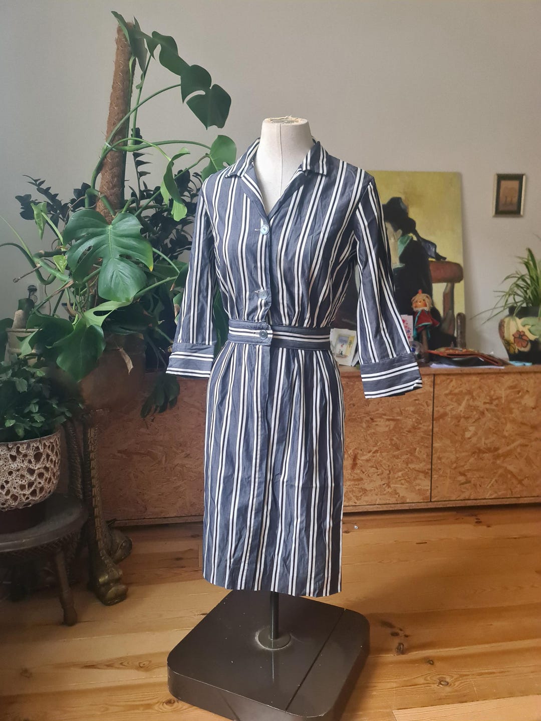 Vintage 1950s Handmade Dress - Etsy