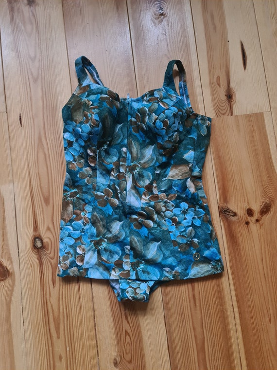 Vintage bathing suit swimsuit swimwear 1960 1970 size… - Gem