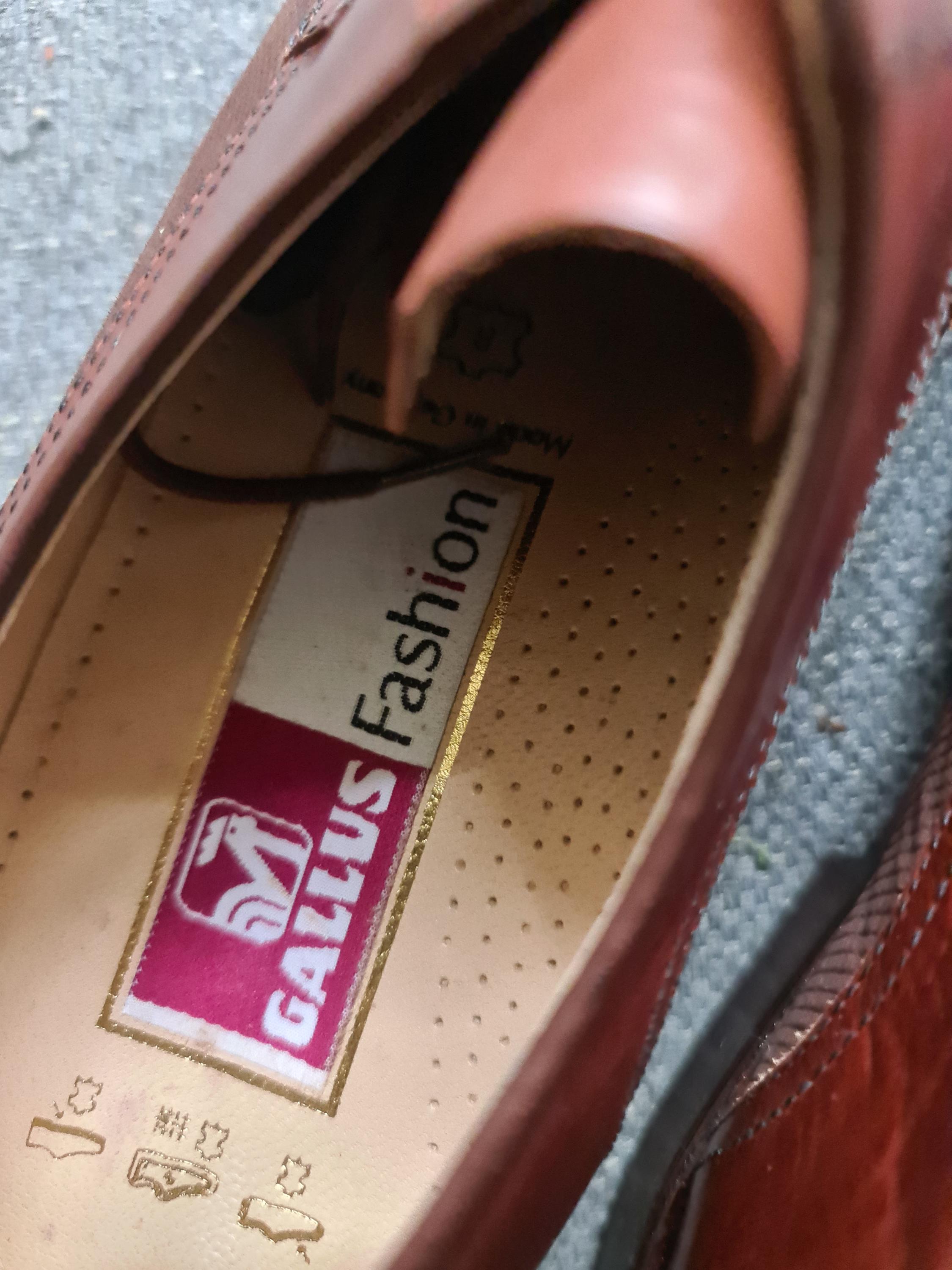Deadstock Gallus Vintage Leather Lace Shoes, Made in Germany - Etsy