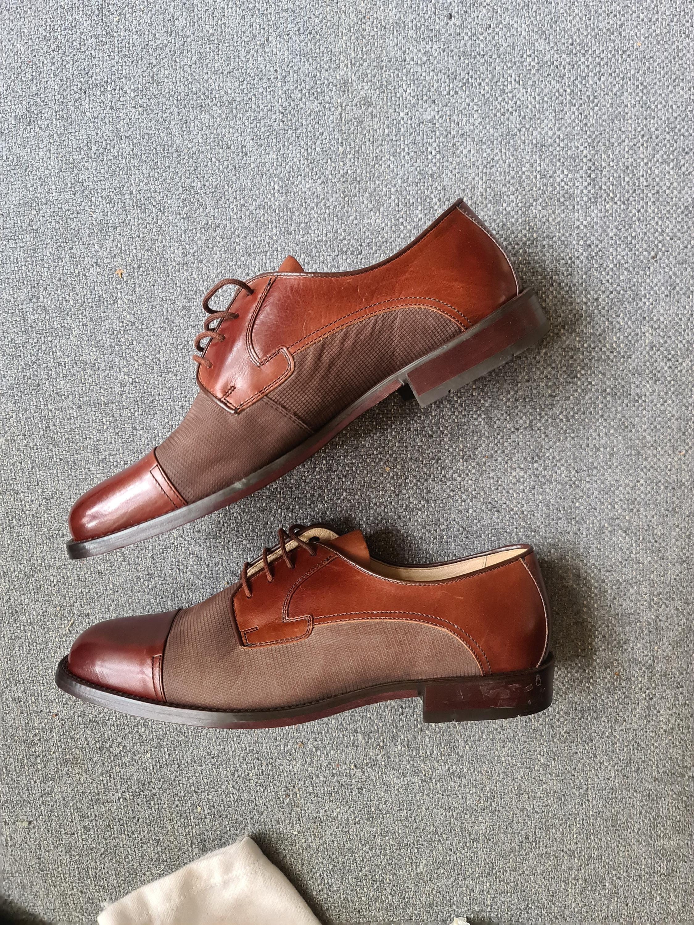 Deadstock Gallus Vintage Leather Lace Shoes, Made in Germany - Etsy
