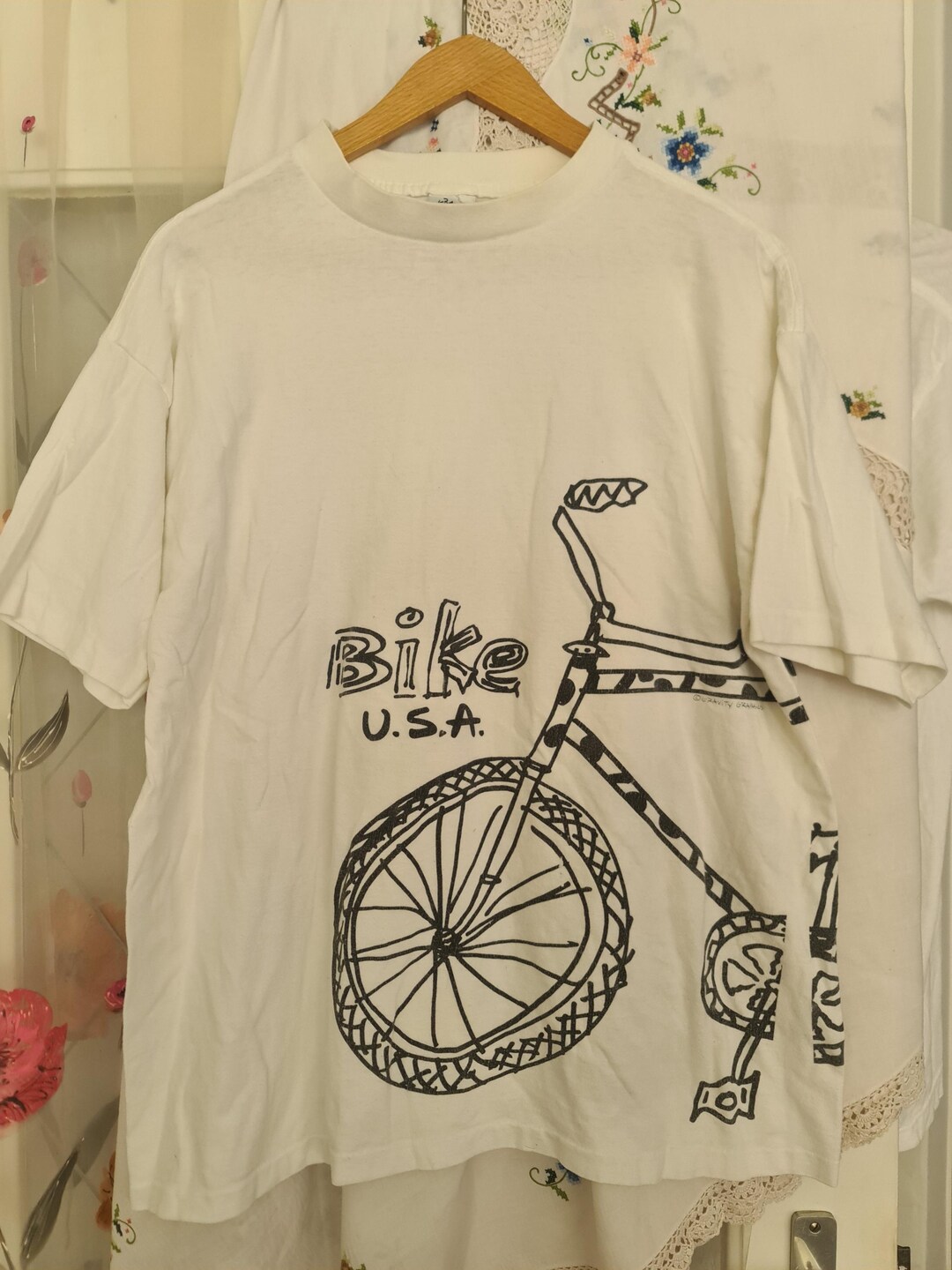 Gravity Graphics Art Bike Usa Vintage Tshirt Shirt Single - Etsy