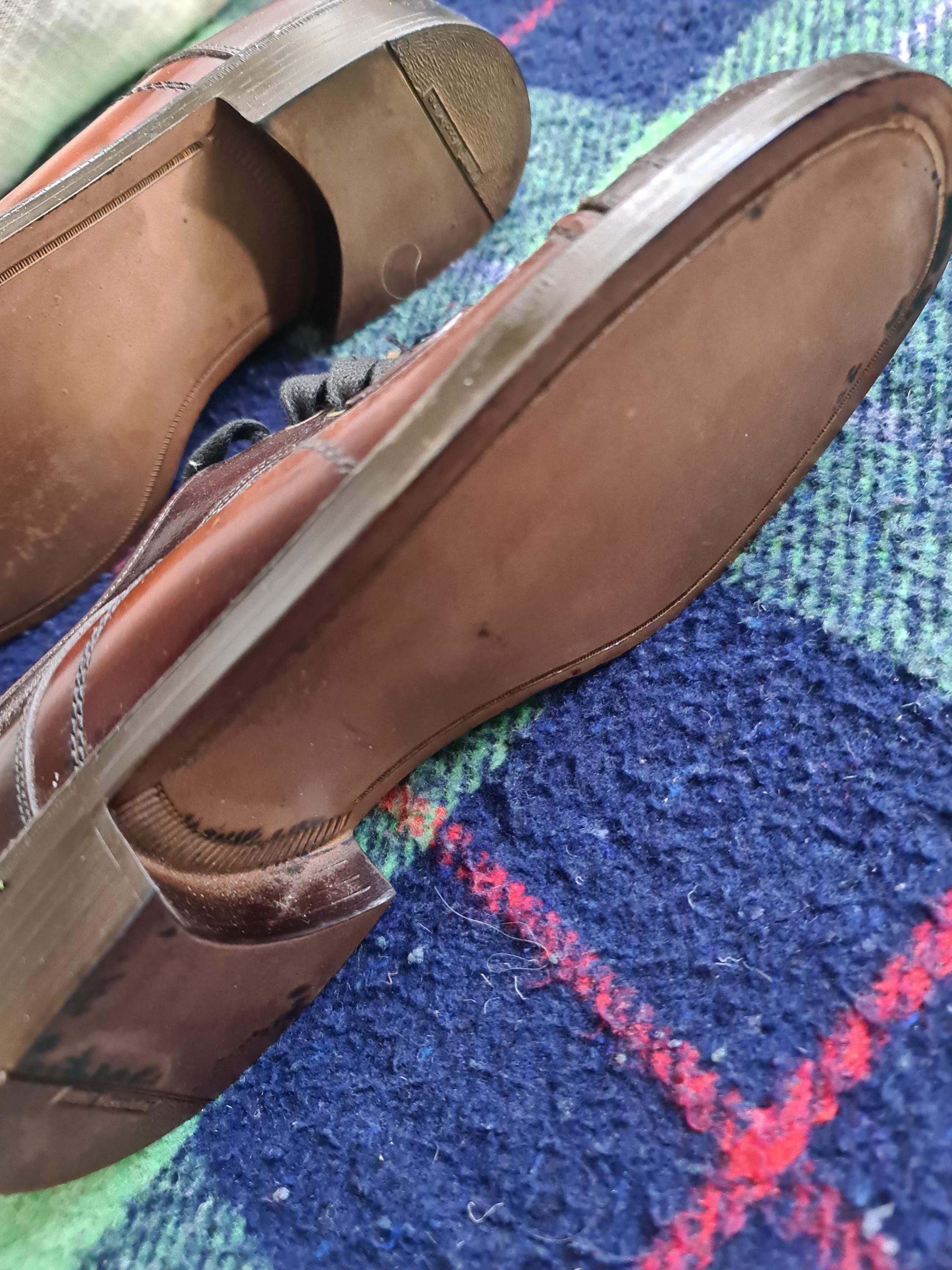 Deadstock Clerget Vintage Leather Lace Shoes Made in France - Etsy