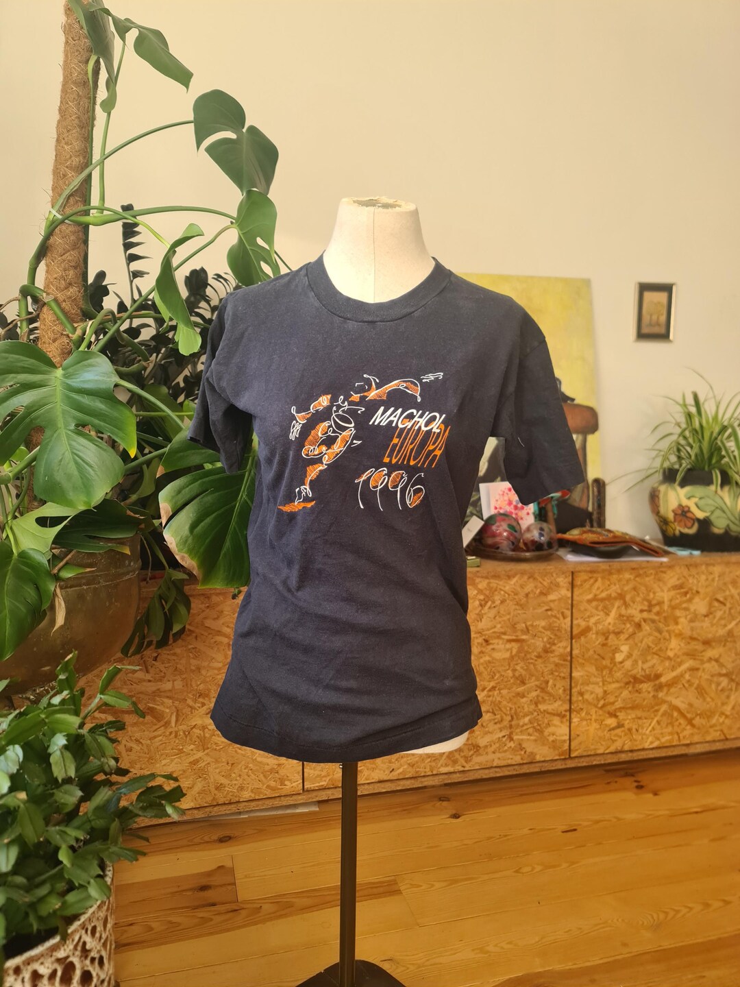 Machol Europa 1996 Vintage Tshirt Shirt Single Stitch Screen Stars - Etsy