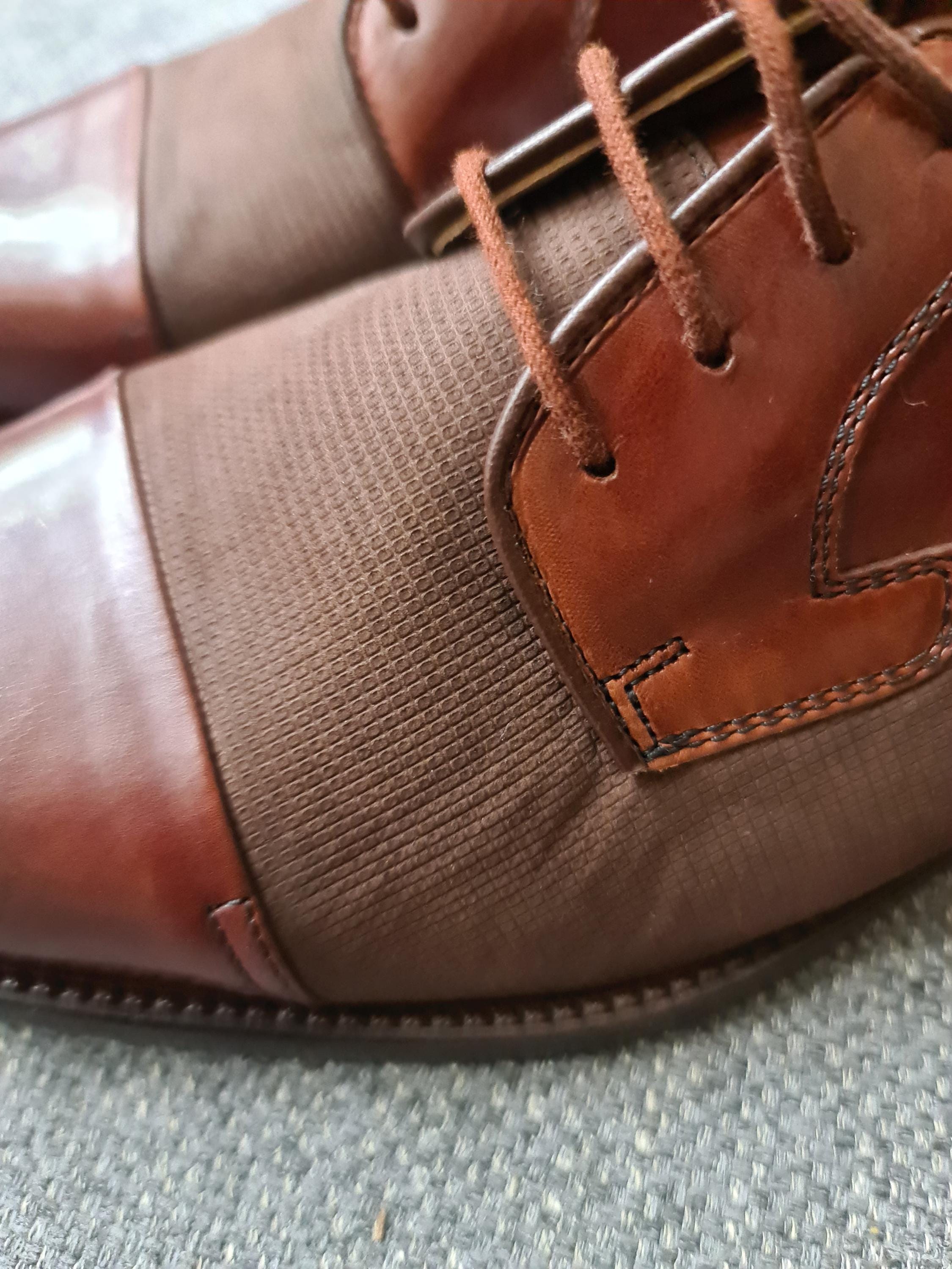 Deadstock Gallus Vintage Leather Lace Shoes, Made in Germany - Etsy
