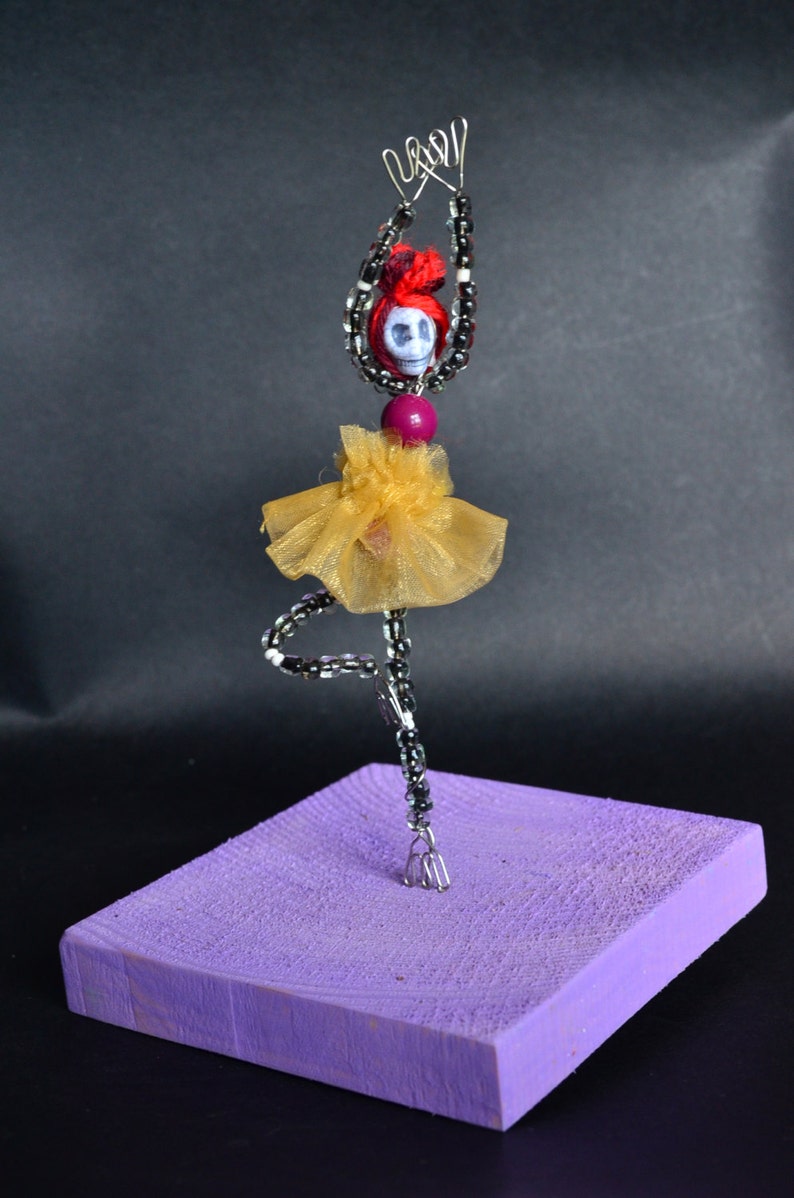 Skeleton Ballet Dancer Puppet Miniature Ornament Sculture - Etsy