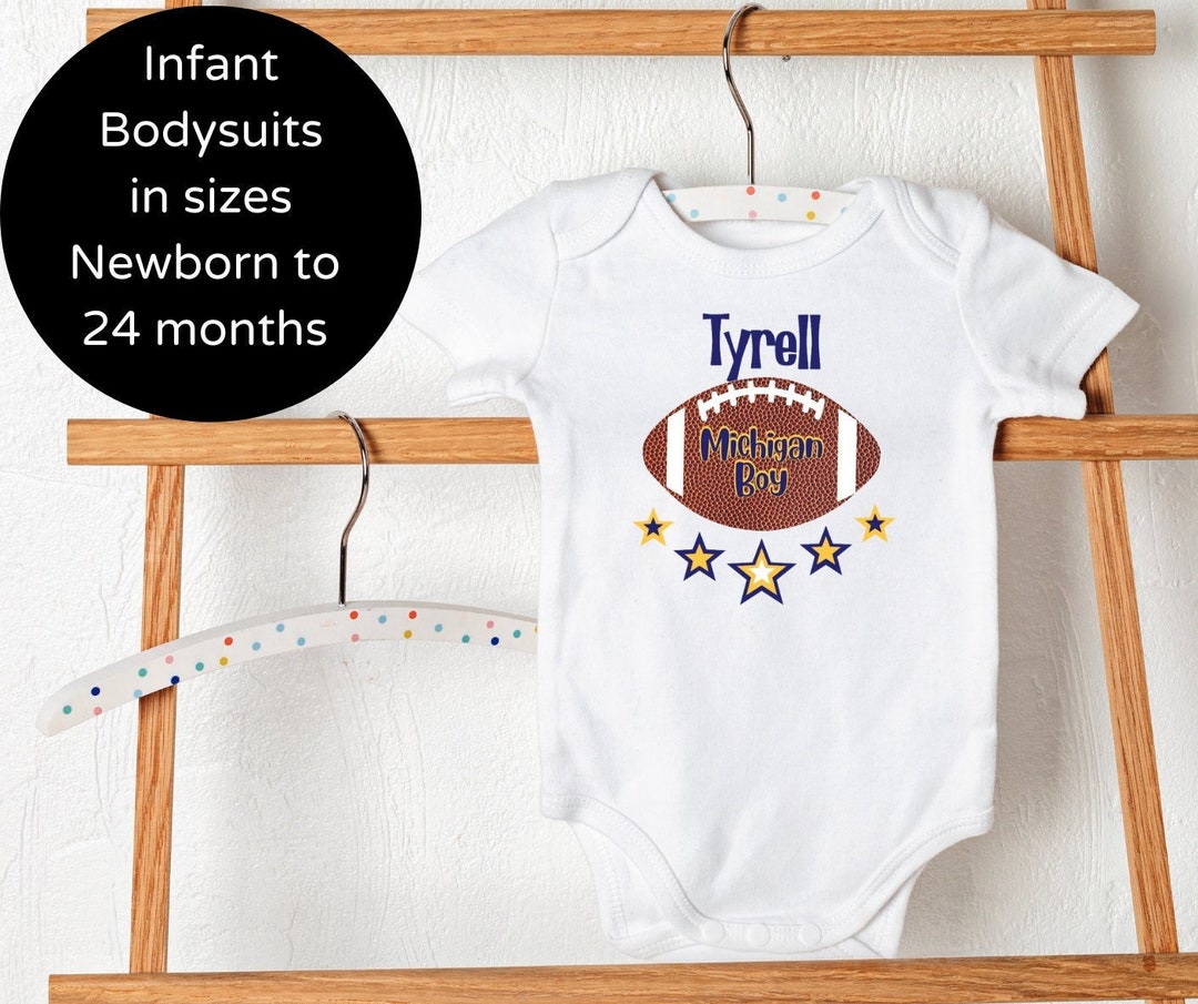 Personalized Football Team Mascot Apparel for Baby & Toddler - Game Day ...