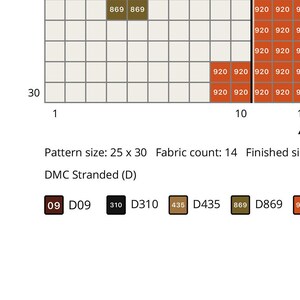 Squirrel Cross Stitch Pattern, Cute Woodland Animals, Minimal Wall ...