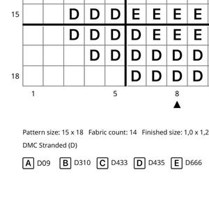 Reindeer Counted Cross Stitch, Cute Deer Pattern Chart, Easy for ...