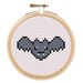 Cute Mini Bat, Cross Stitch Pattern, Simple X Stitching, Tiny Motif ...