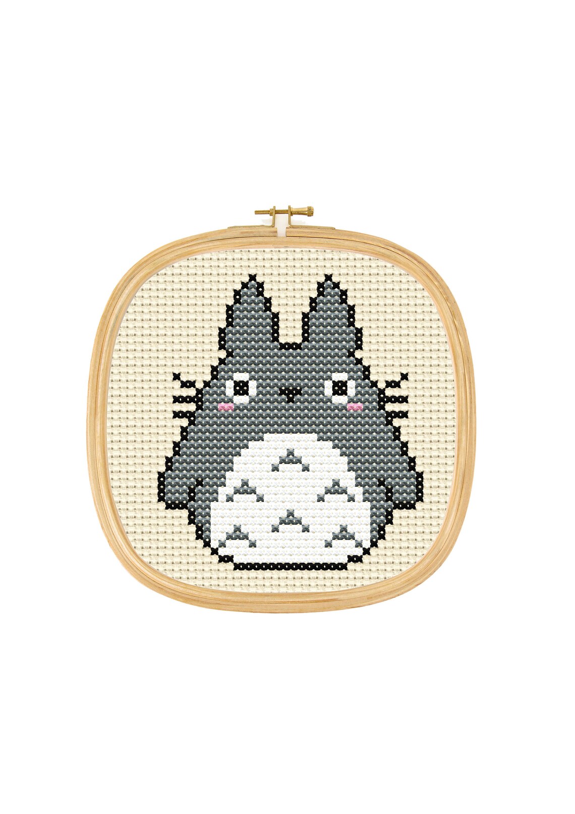 Totoro, Modern Cross Stitch Pattern, Gift for Studio Ghibli Fan ...