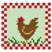 Hen, Cross Stitch Pattern, Simple Stitching, Easy for Beginners ...