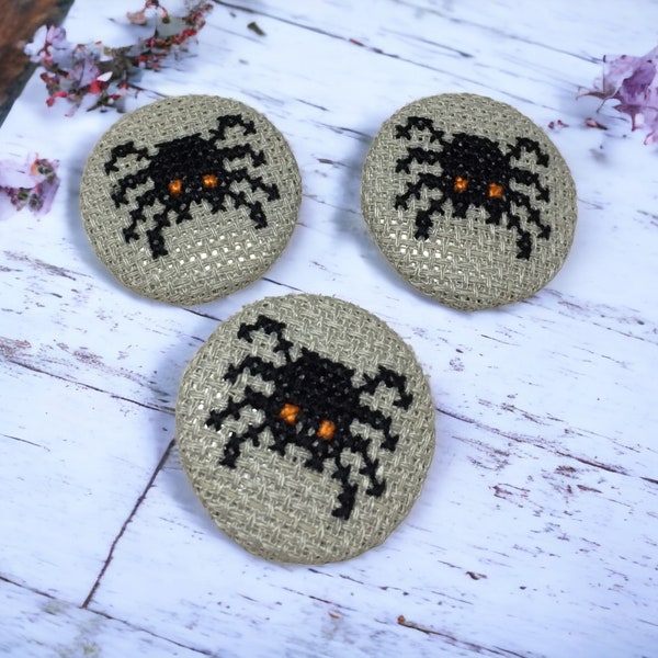 Cross Stitch Button - Etsy