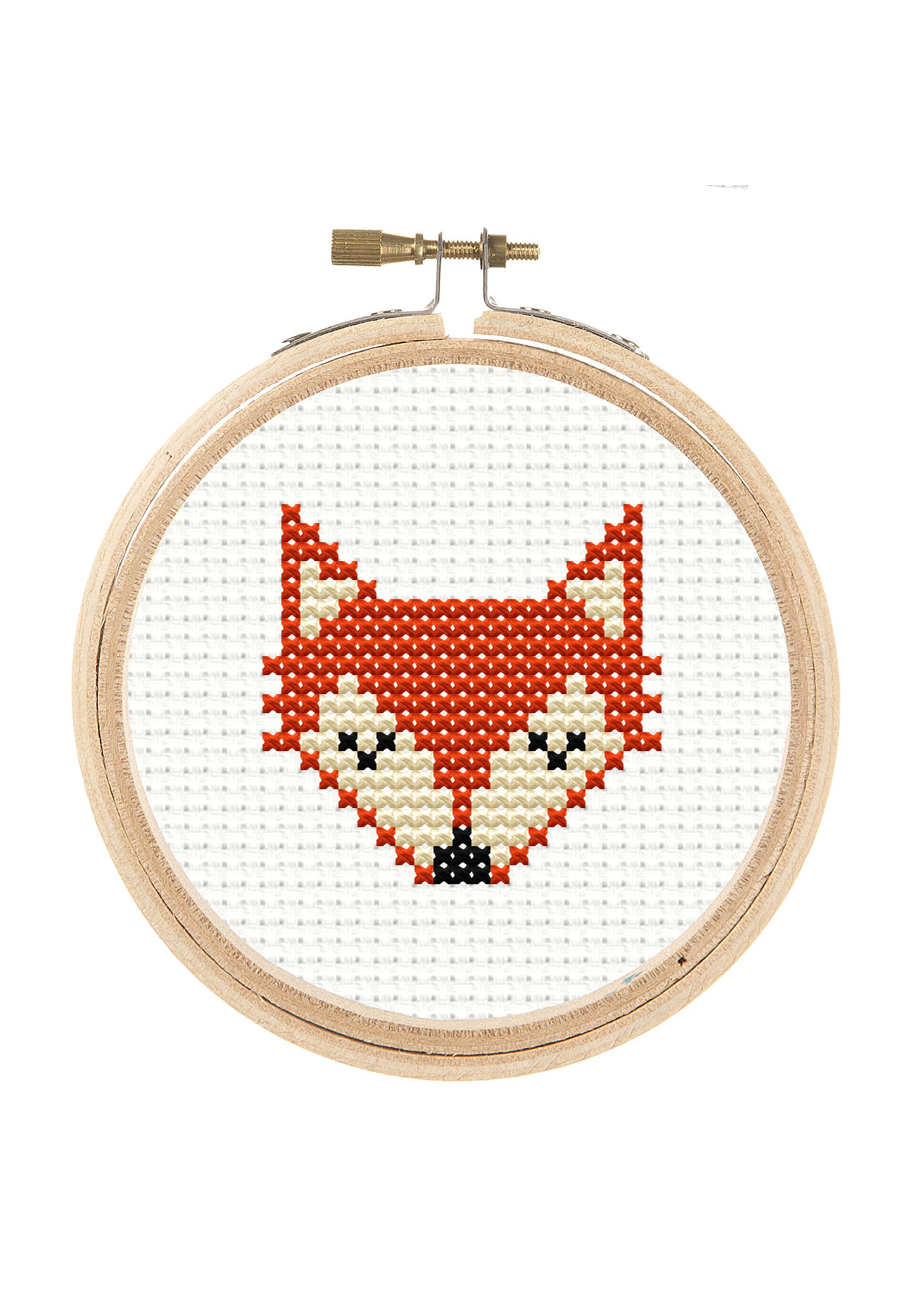 Cross Stitch Fox Pattern, Instant Download, Handmade Gift Idea ...