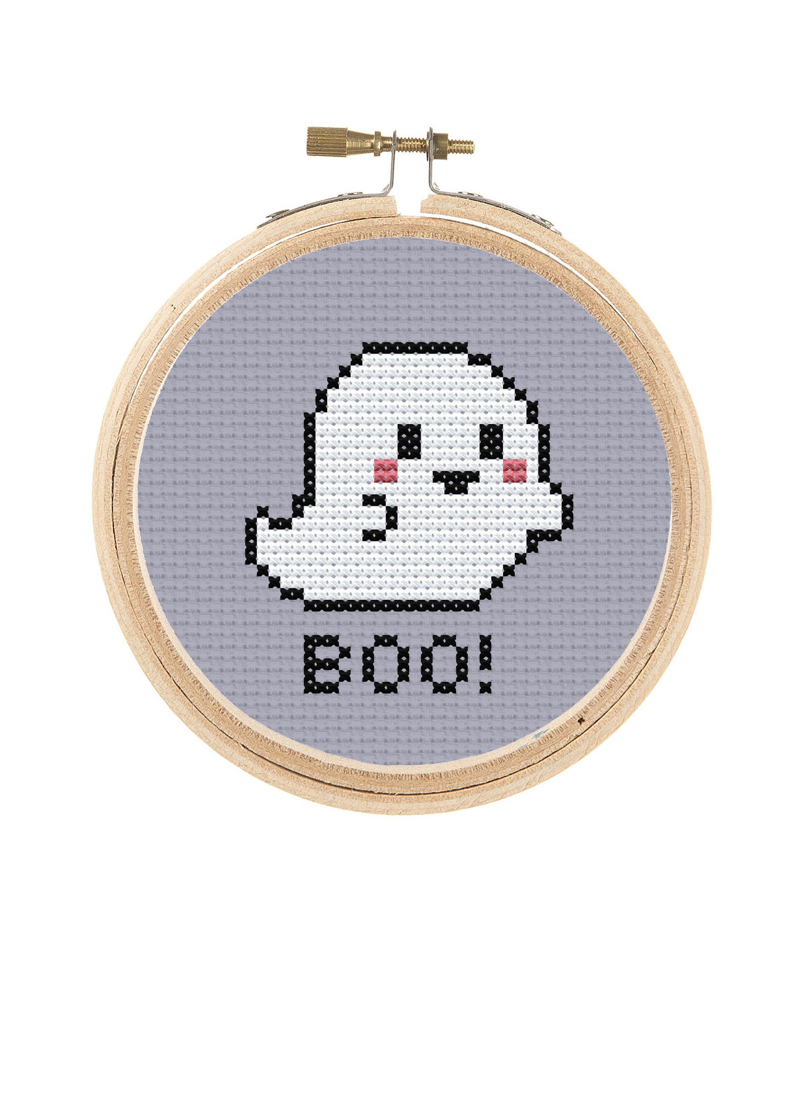Little Ghost, Easy Cross Stitch PDF, Beginner Pattern, Diy Halloween ...