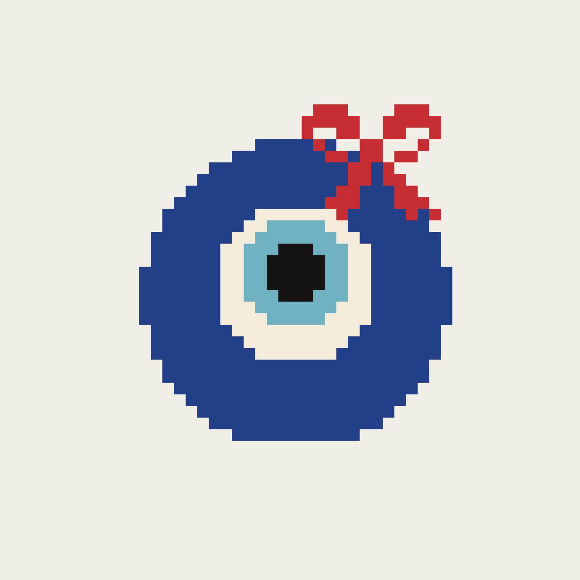 Evil Eye With Bow, Cross Stitch Pattern, Instant Download PDF ...
