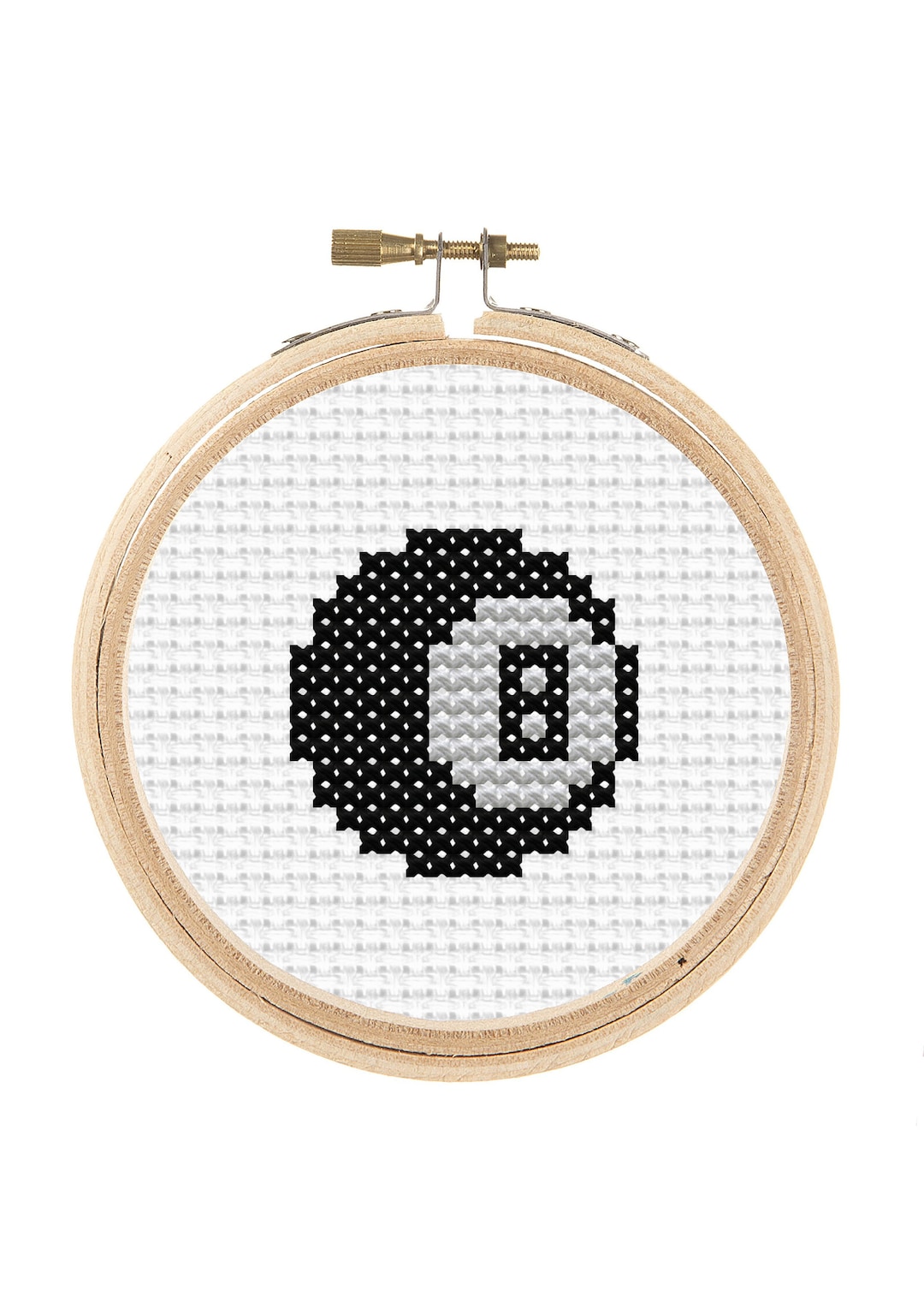 Magic Eight Ball Cross Stitch Pattern, Game Room Decor, Lucky One, Dorm ...