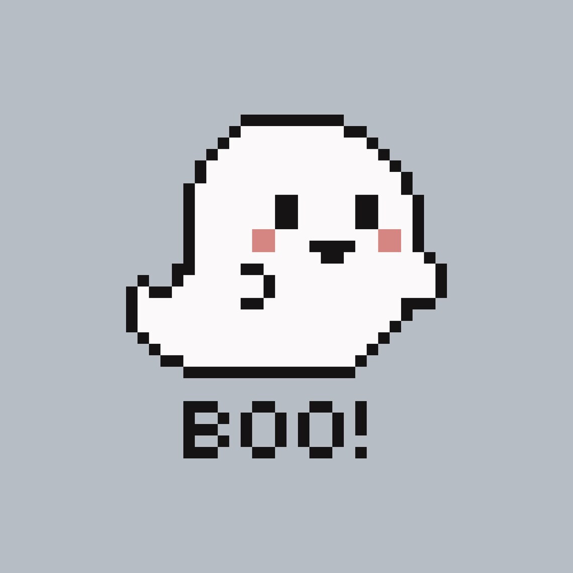Little Ghost, Easy Cross Stitch PDF, Beginner Pattern, Diy Halloween ...
