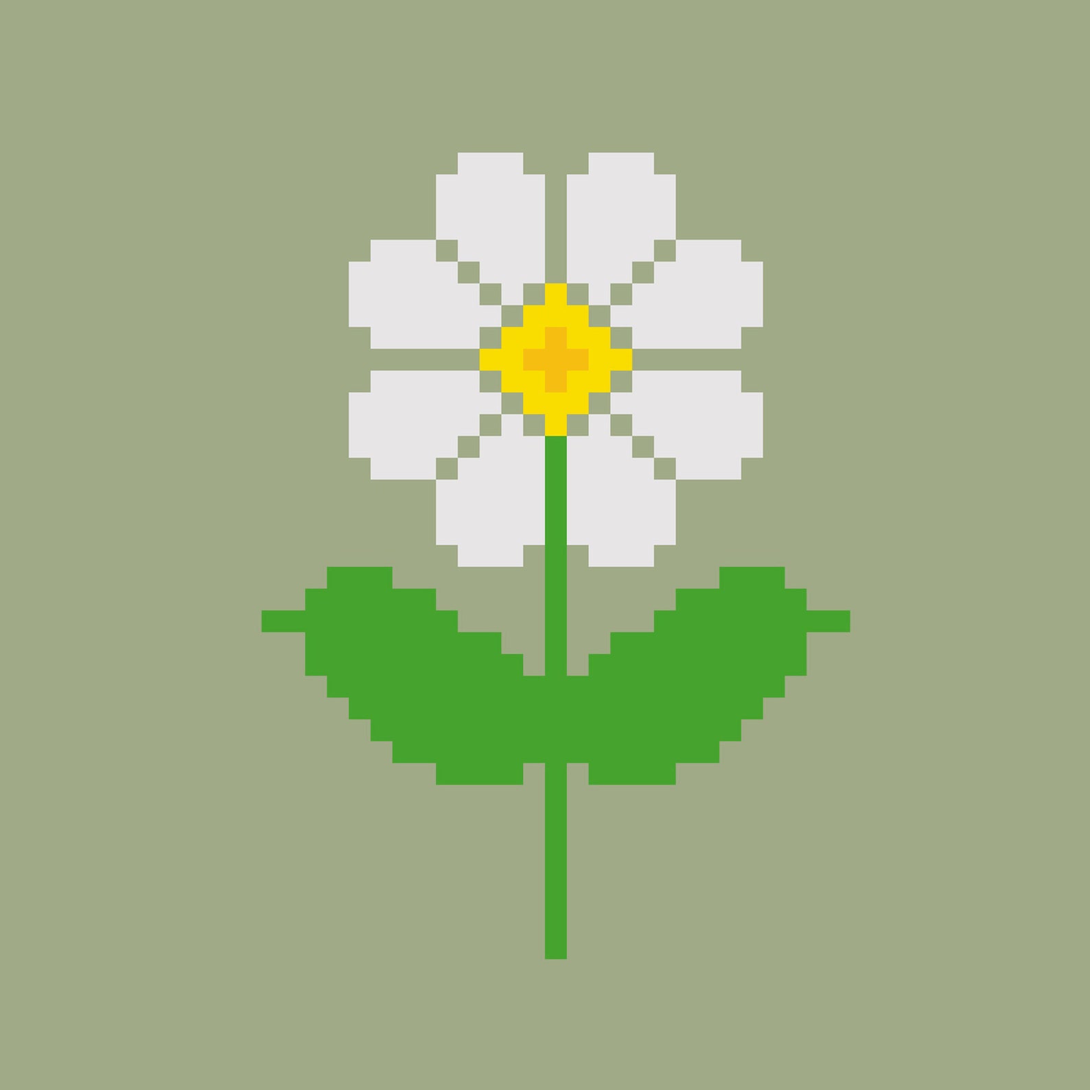 Margarita Flower, Easy Daisy Cross Stitch Pattern, PDF Chart for ...