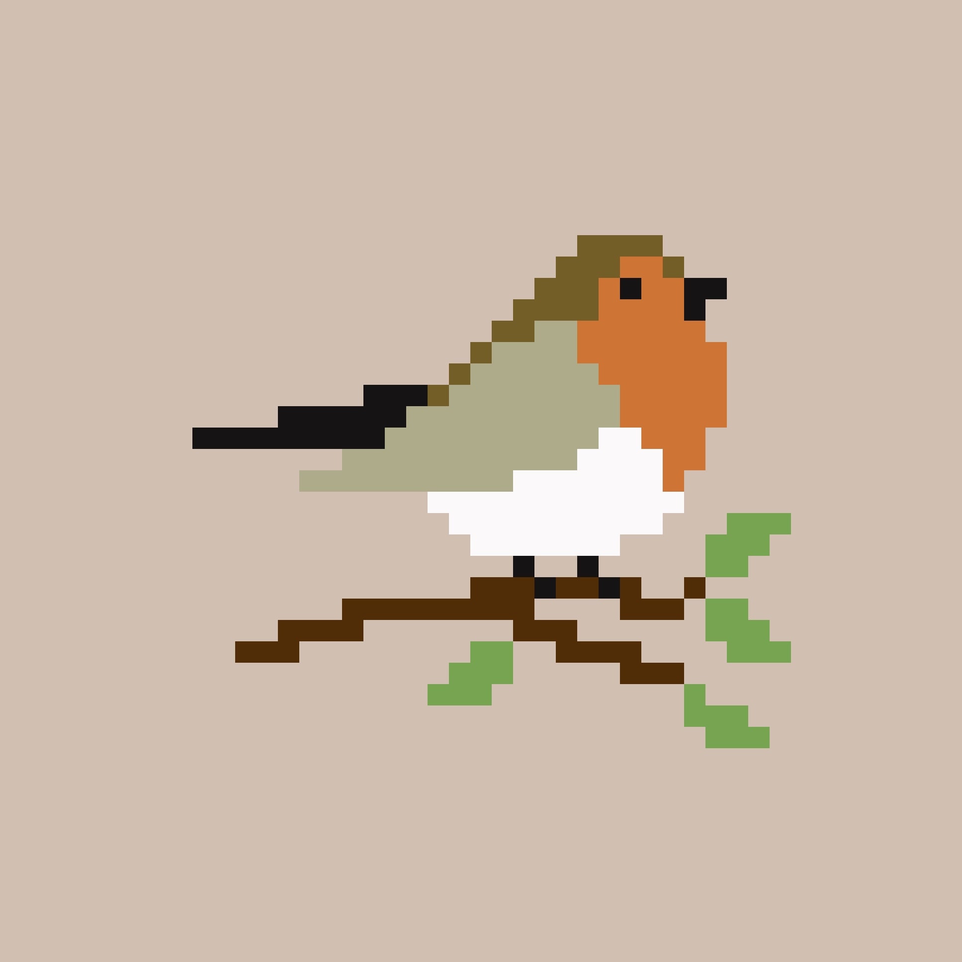 Mrs Robin, Modern Cross Stitch, Easy PDF Pattern, X Stitch Motif for ...