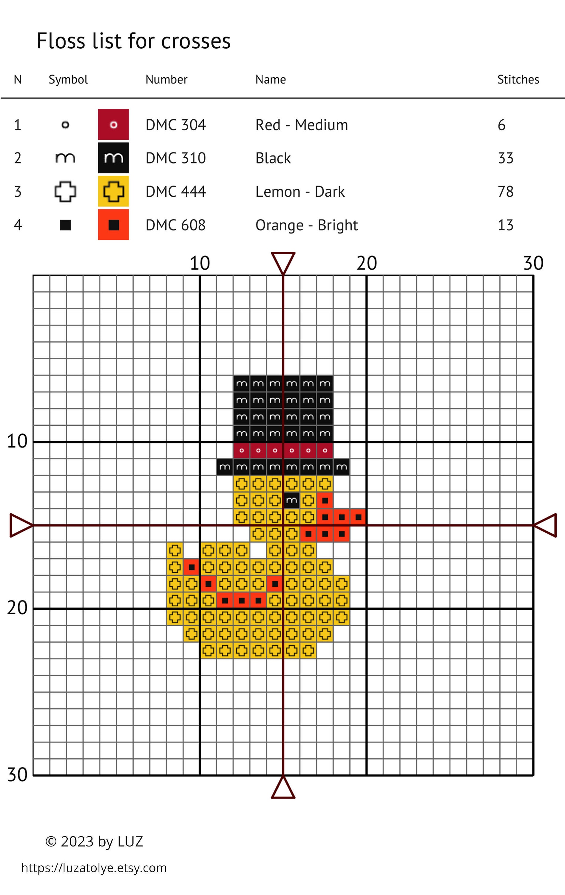 Fancy Rubber Duck With Top Hat, Cross Stitch Pattern, Simple X ...
