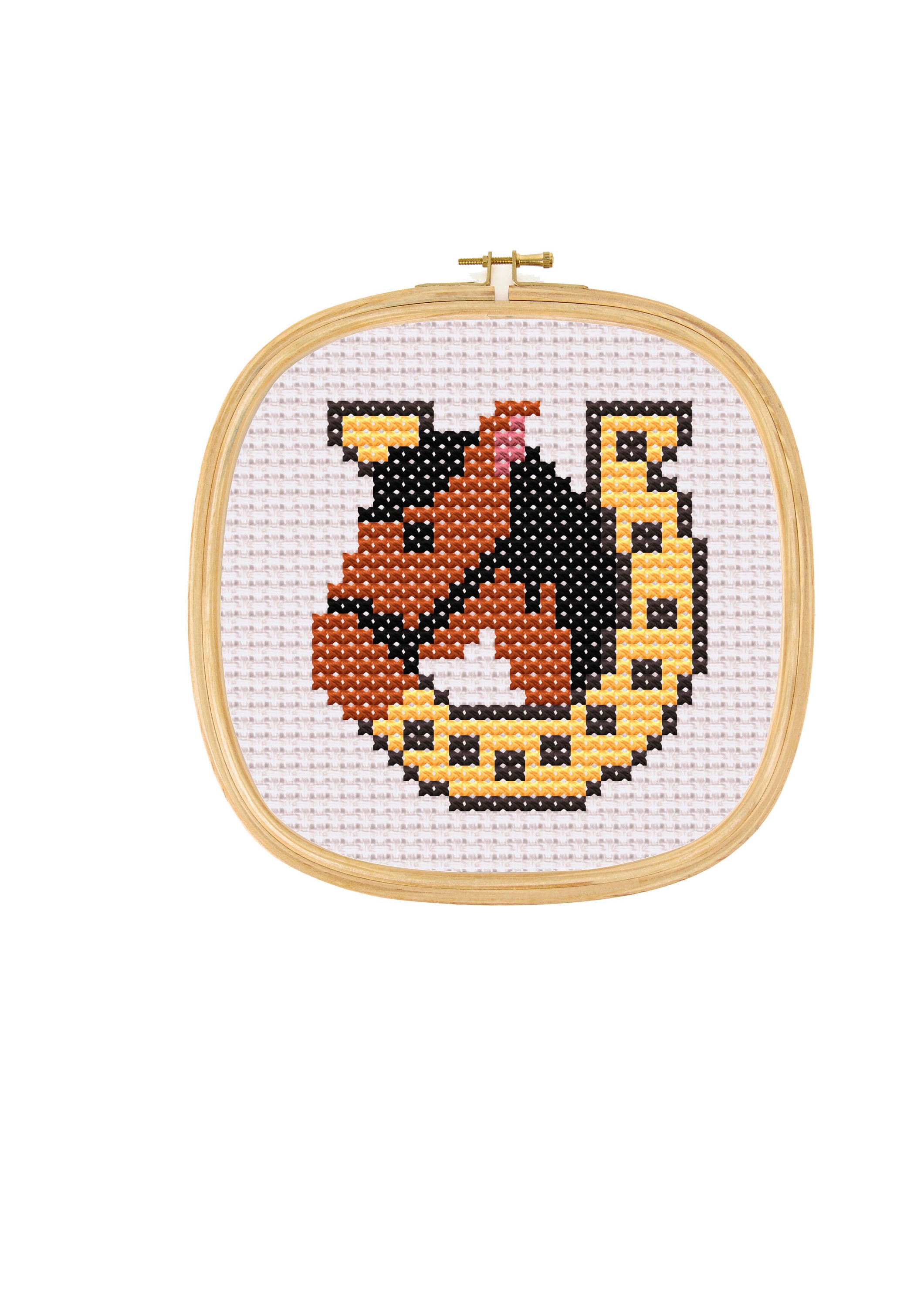 Lucky Horseshoe Cross Stitch Pattern, Embroidery Craft, Horse Head ...